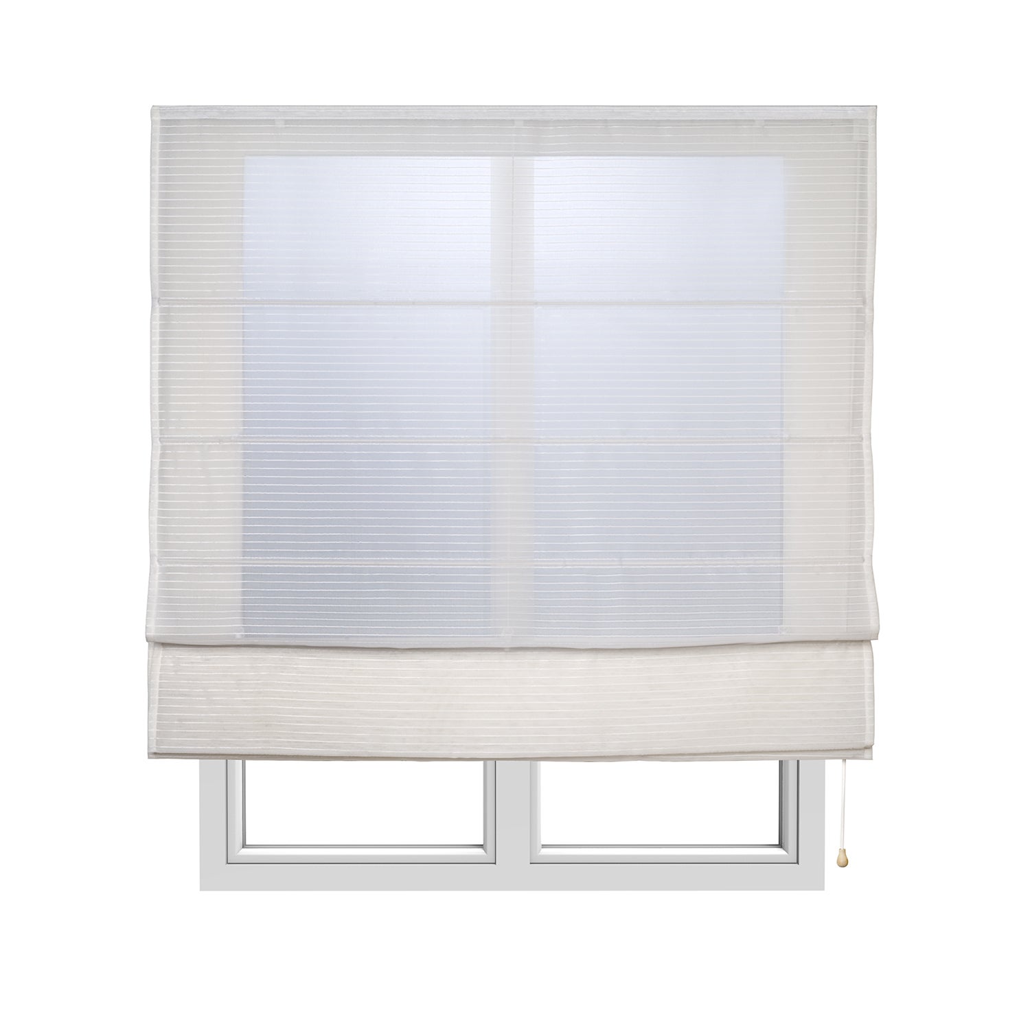 Store Bateau avec baleines Rayures blanches 120 x 250 cm | Leroy Merlin
