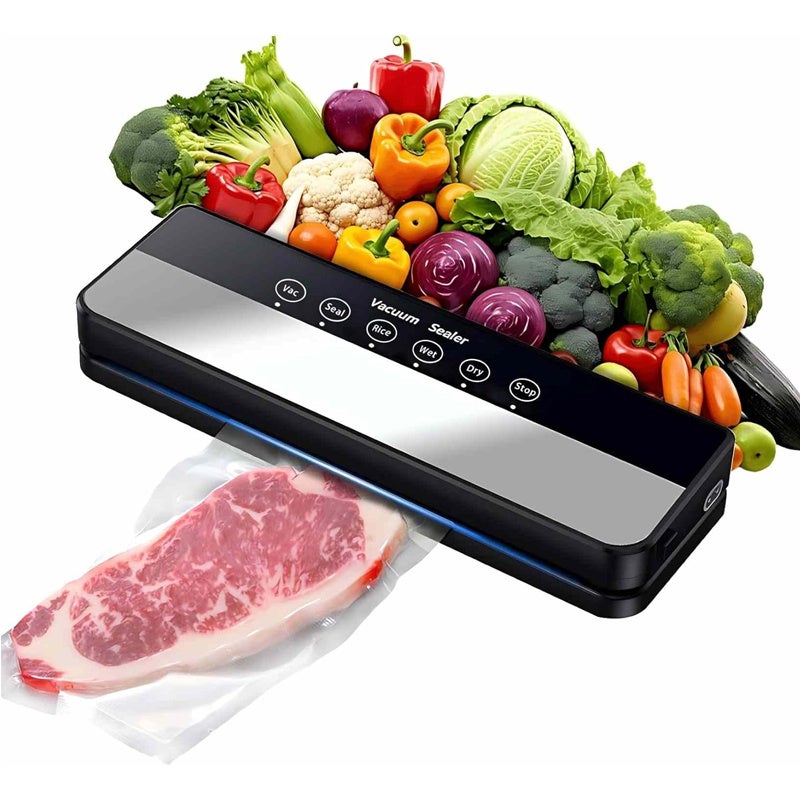 Machine à emballer sous vide 5 en 1 pour aliments, avec modes sec et ...