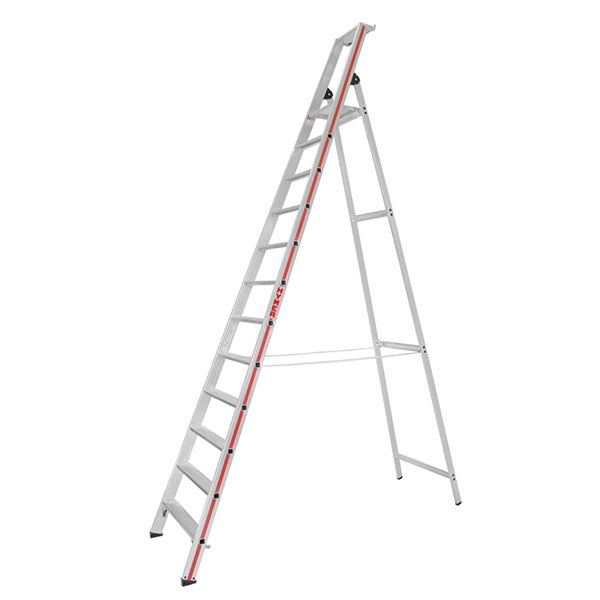 Escabeau 12 marches - Hauteur atteignable 4.78m - 8026/12 | Leroy Merlin