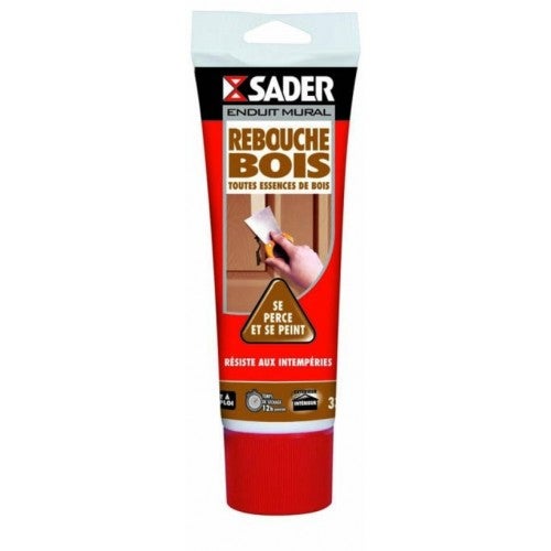 Enduit rebouchage spécial bois trou fente pâte 330g SADER | Leroy Merlin