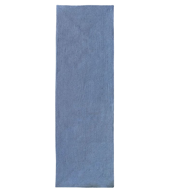 Hamid - Tapis de couloir d'extérieur et d'intérieur NANSA BLEU 250X80 ...