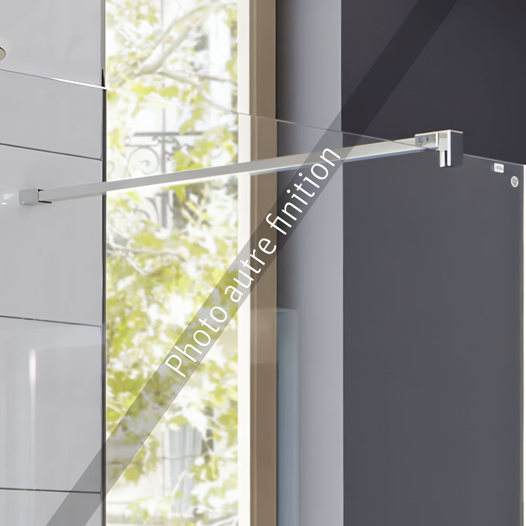 Paroi de douche walk-in-SHOWER largeur 140 cm hauteur 200 cm profilé ...