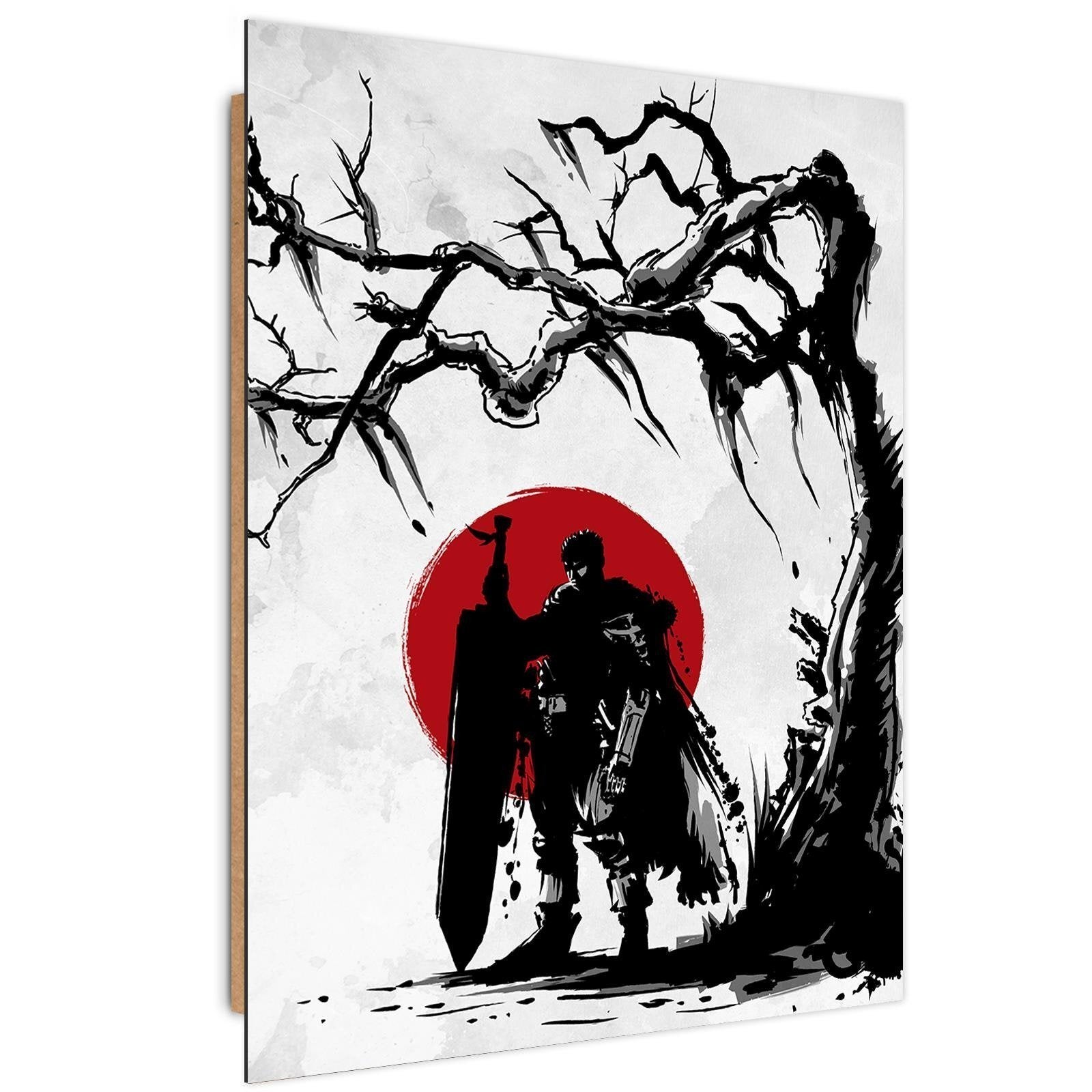 Tableau forme de bois avec grande épée - 40 x 60 cm | Leroy Merlin