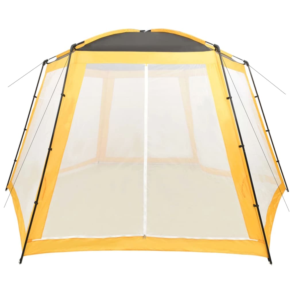 Tente de piscine Tissu 500x433x250 cm Jaune vidaXL | Leroy Merlin