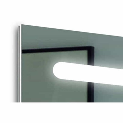 Espejo de Baño Rectangular con Luz LED - Función AntiVaho, 2 puertos ...