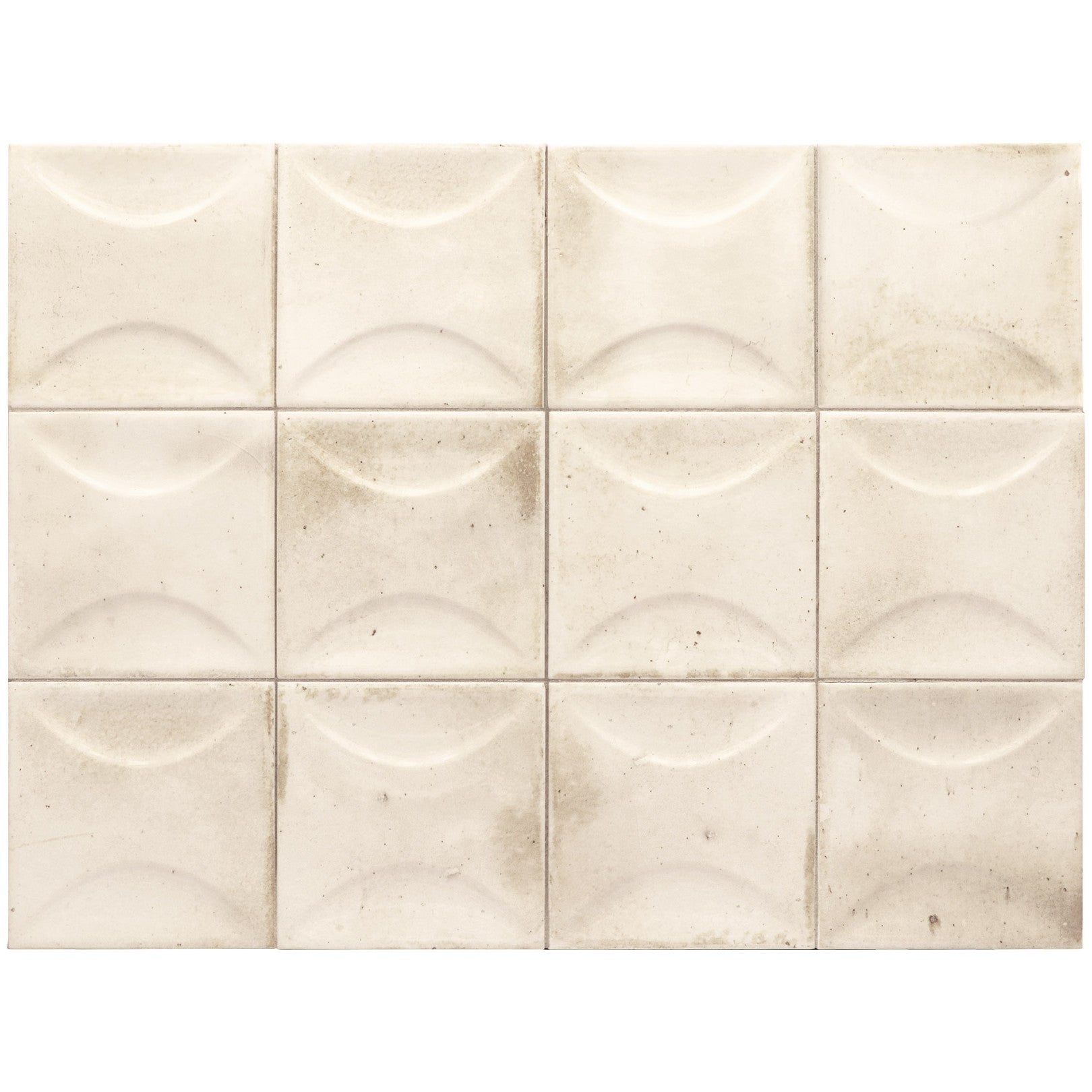 Carrelage mural faïence effet rustique THANGLONG Arco 10x10 cm boîte de ...