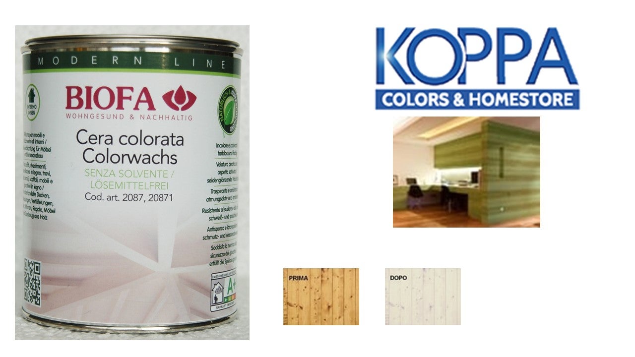 BIOFA 2087 Impregnante naturale cera colorata 1 lt. | Leroy Merlin