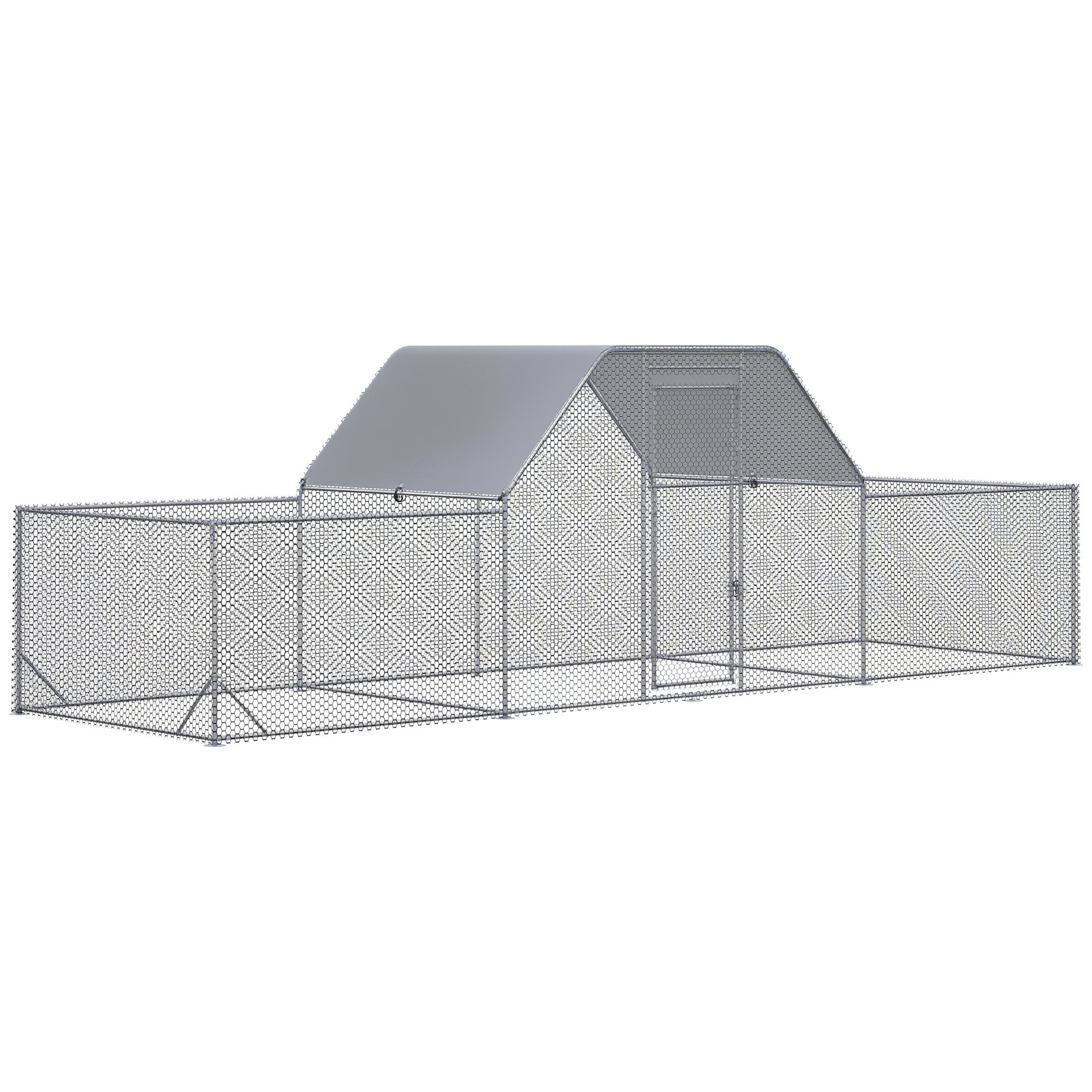 Poulailler extérieur, grange, volière de 12,5 m² pour 12 à 15 poules ...