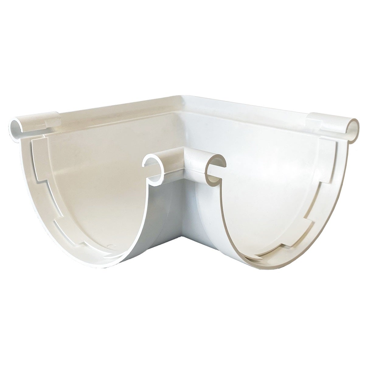 Angle 90° int/ext à coller gouttière 25 blanc | Leroy Merlin