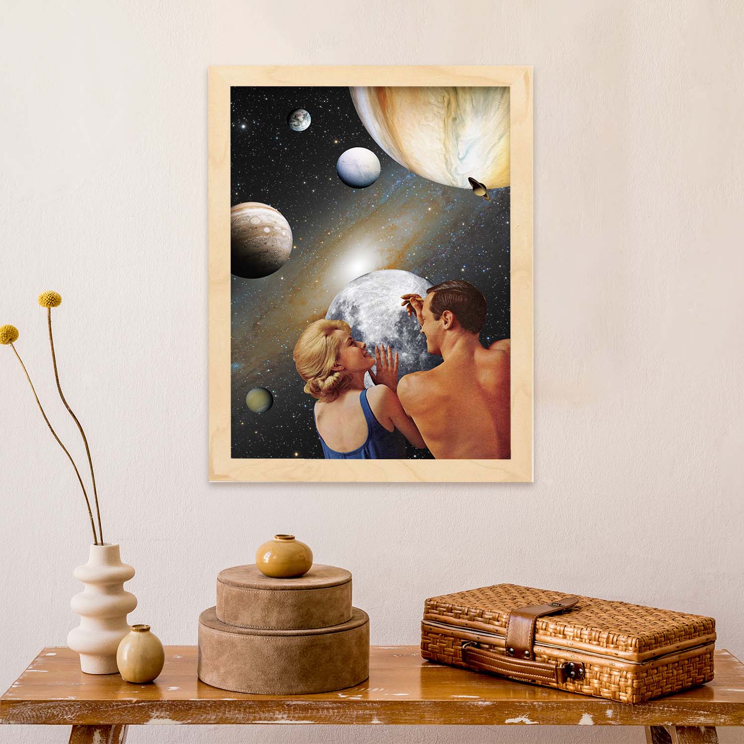 Lamina Artistica Decorativa Con Ilustracion De Collage Surrealista 33 ...