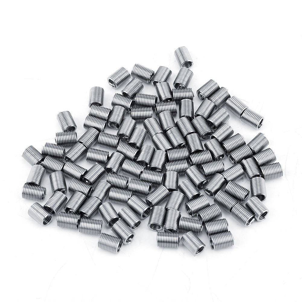 100 inserts filetés hélicoïdaux en fil enroulé M4 en acier inoxydable ...