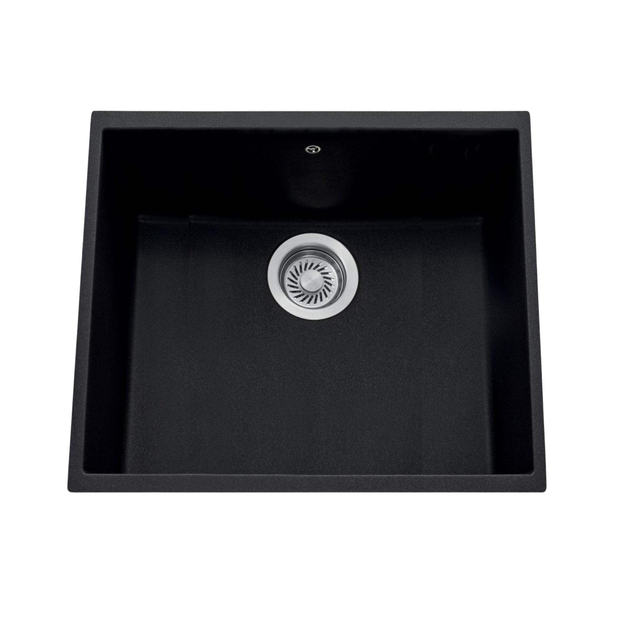 Évier sous-plan granit full noir Luisina HARMONIE 1 bac 530x460 | Leroy ...