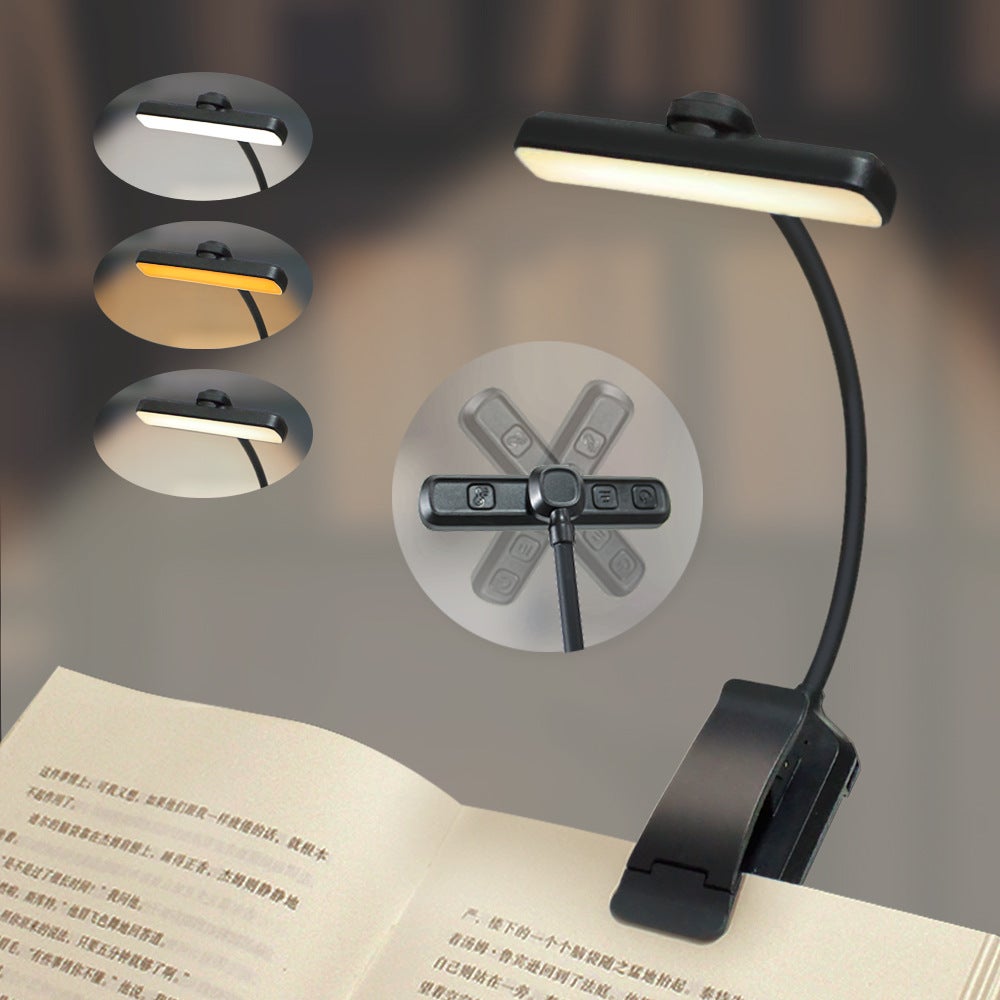 Lampe de lecture amovible, rechargeable par USB, 24 LED, longue durée ...