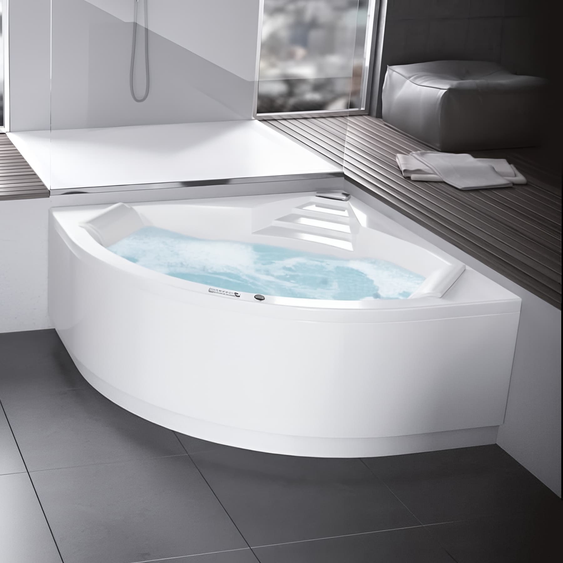 Delantal acrílico blanco 140 para bañera KINEDO LIMBO | Leroy Merlin