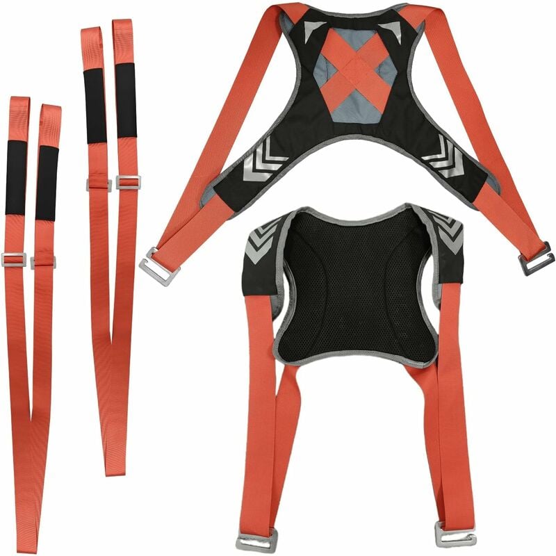 4 Pièces Sangle de Levage Demenagement, Système de Levage et de ...