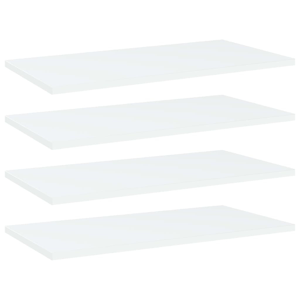 Paneles librería 4 piezas Aglomerado blanco 60x30x1,5 cm | Leroy Merlin