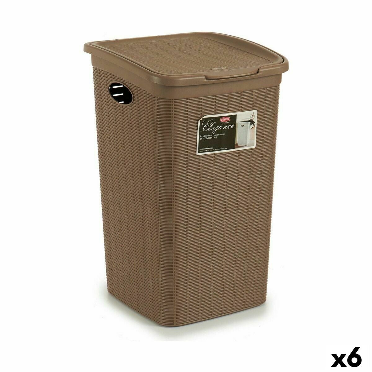 Panier à linge Stefanplast Elegance Beige Plastique 50 L 36,5 x 54,5 x ...