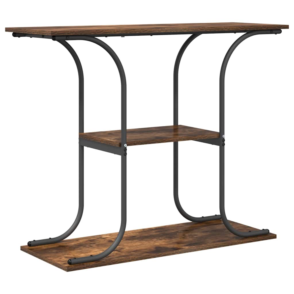 Table appoint | Table console Chêne fumé 101 x 35 x 80,5 cm Bois d ...