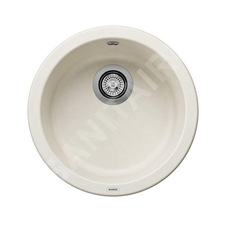 Blanco Rondo - Évier en silgranit, diamètre 450 mm, blanc doux 527057 ...