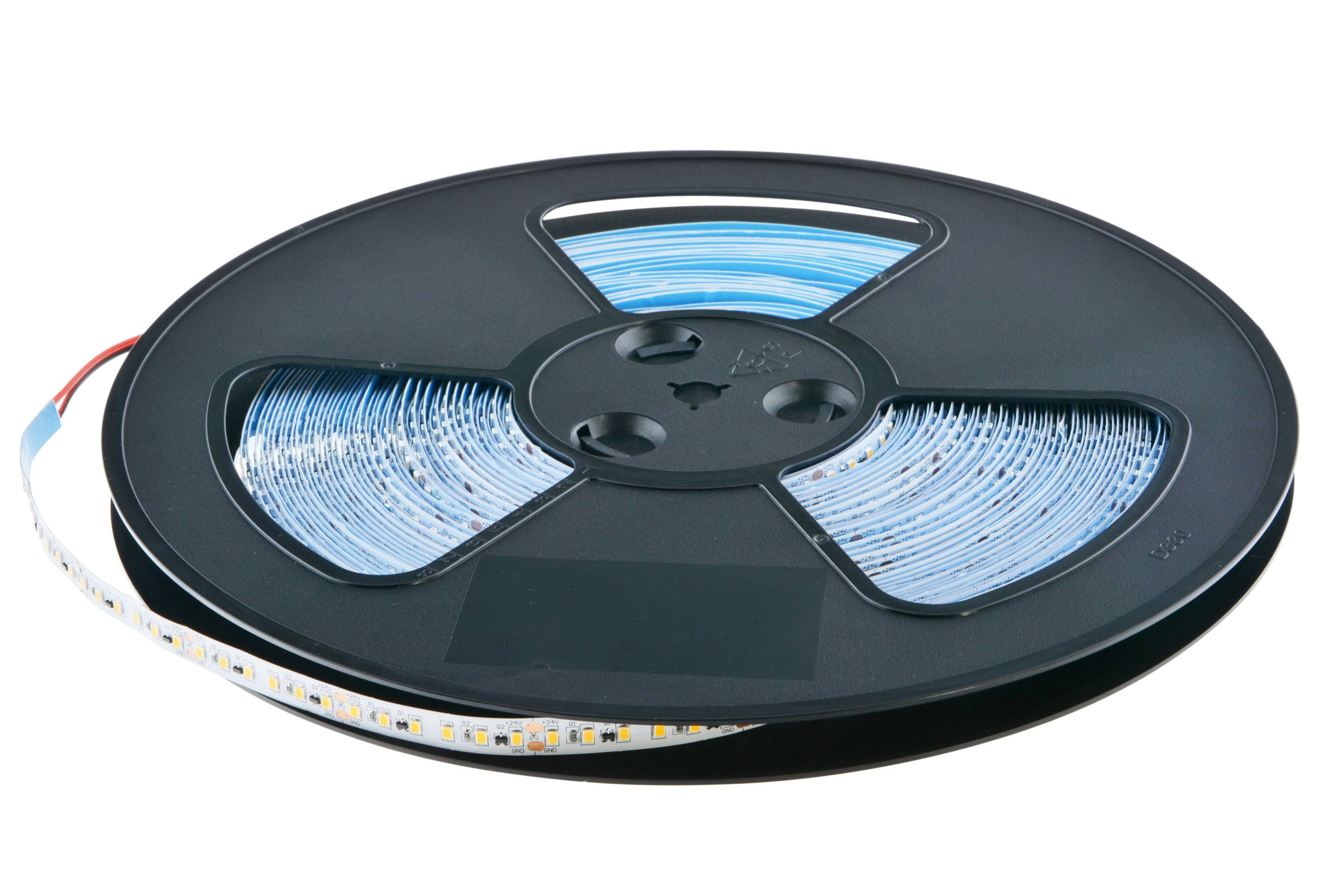 Ruban LED 24V-DC - 15W/m - monochrome - 10mm - IP20 - Rouleau 30 mètres ...