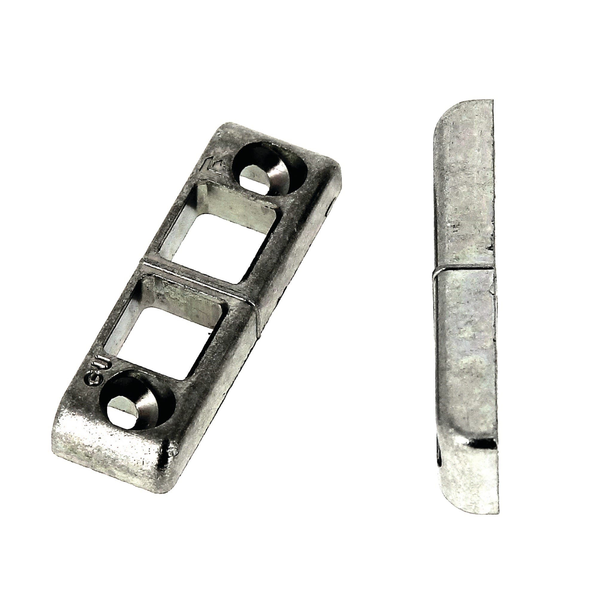 Gâche tringle double en applique pour PVC dimensions 81x17x8mm - FERCO ...