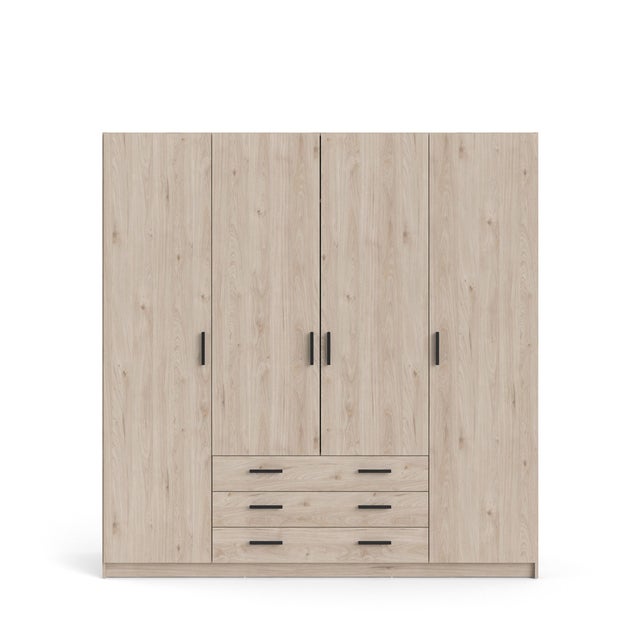 Armoire 4 portes 4 tiroirs au meilleur prix | Leroy Merlin