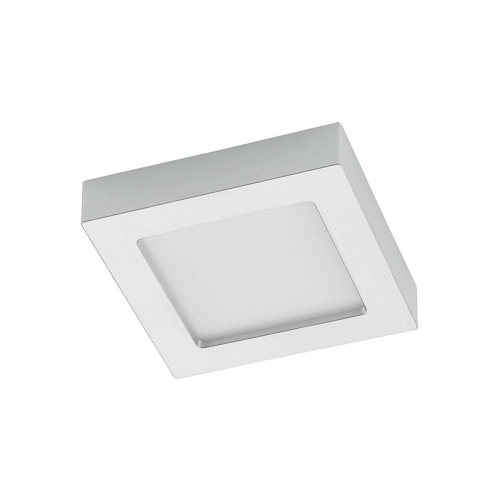 Prios Plafoniera LED Alette, argento, 17,2 cm, dimmerabile, lampada LED ...