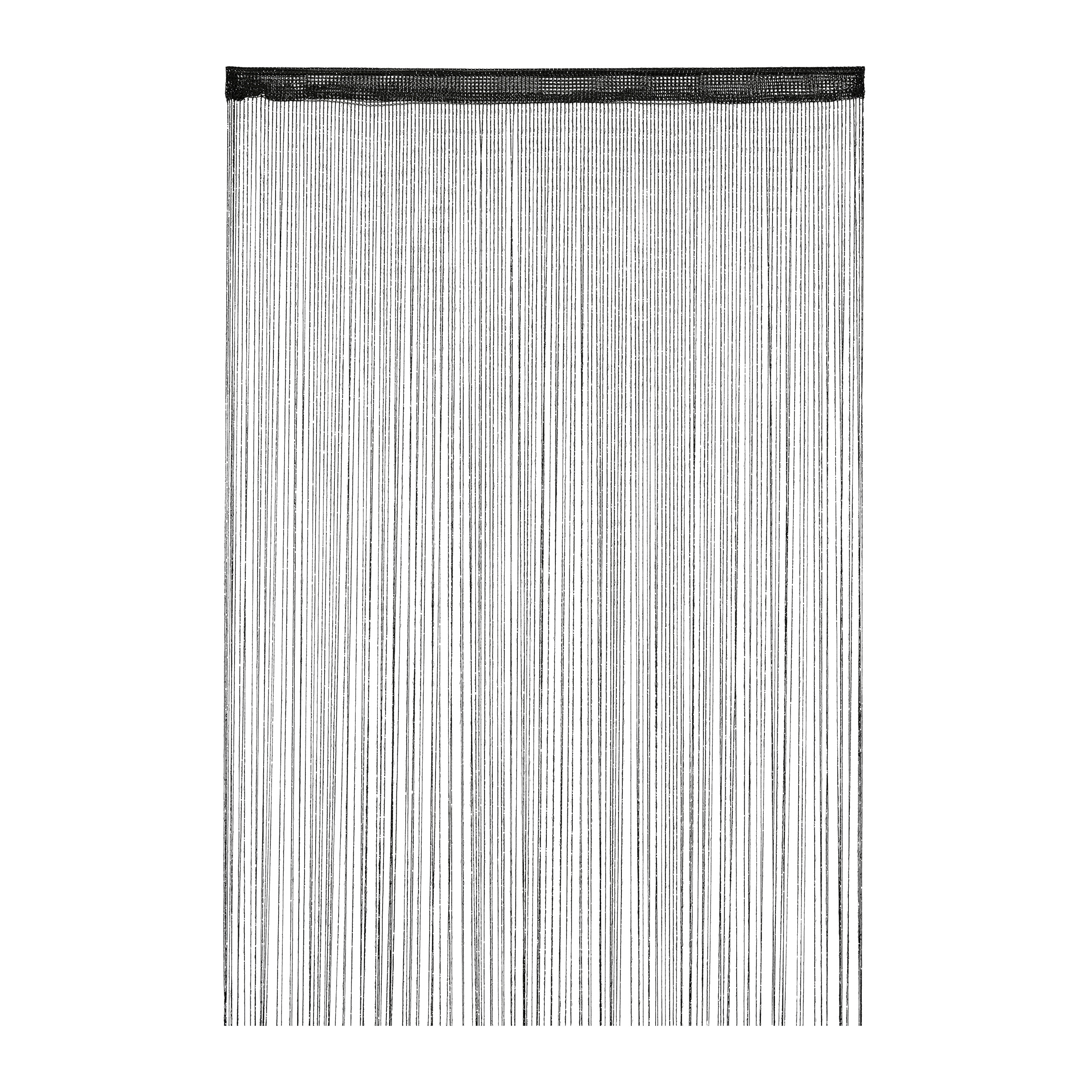 Rideau de fil avec passage tringle en lot de 1, peut être raccourci ...