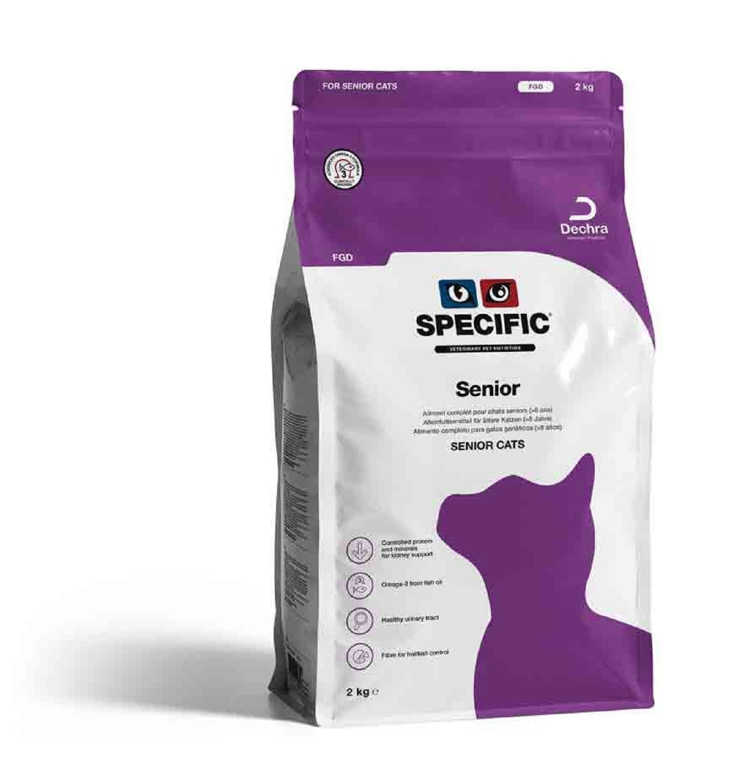 Croquette SPECIFIC pour chat Senior FGD 2kg | Leroy Merlin