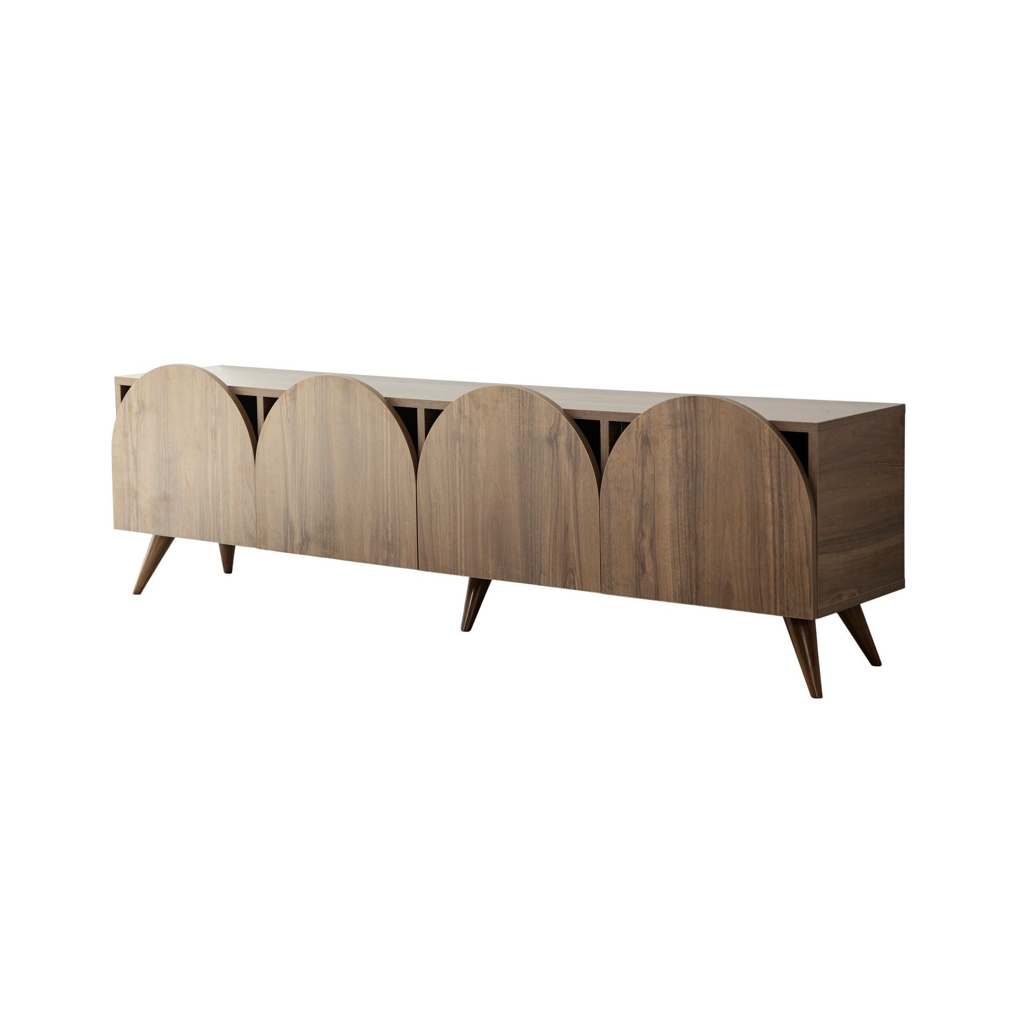 Meuble TV Marva 180cm Bois foncé | Leroy Merlin
