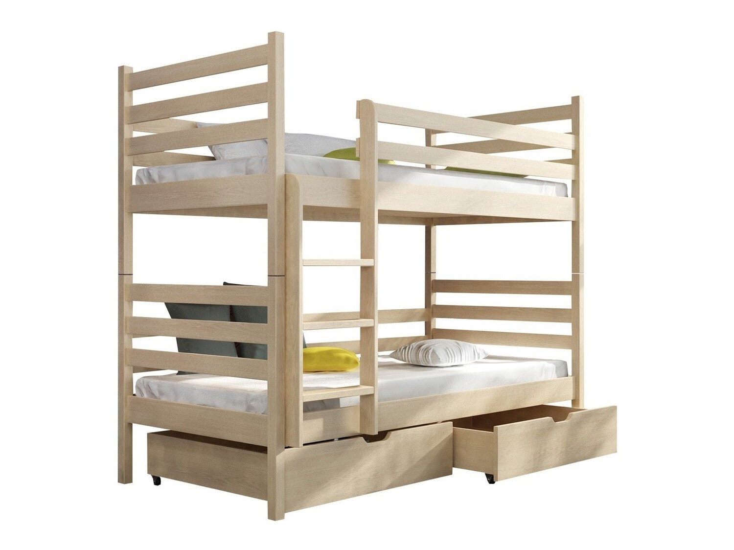 Lit superposé Vista 101, Superposés, Brun clair, 80x180, Bois, Bed ...