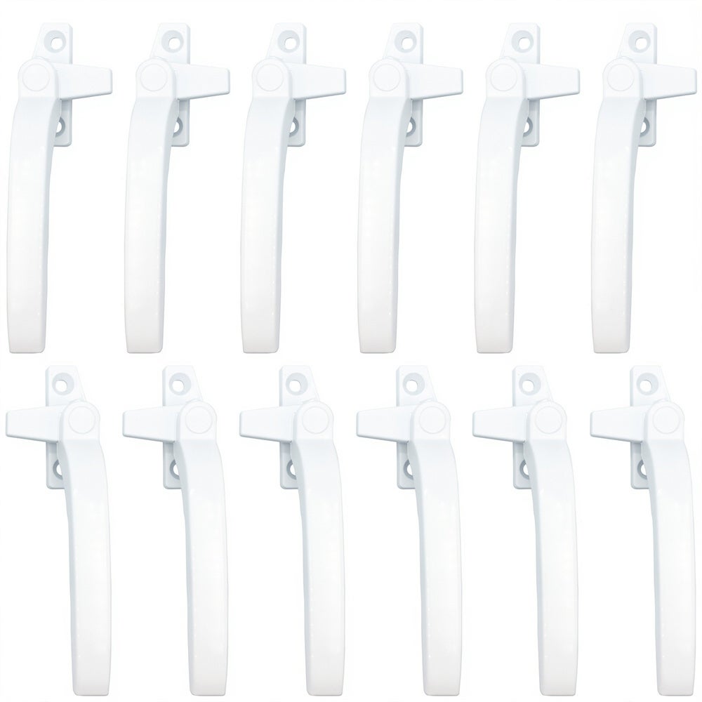 12 maniglie per porte e finestre in lega di alluminio, maniglie per finestre a battente sinistra ...