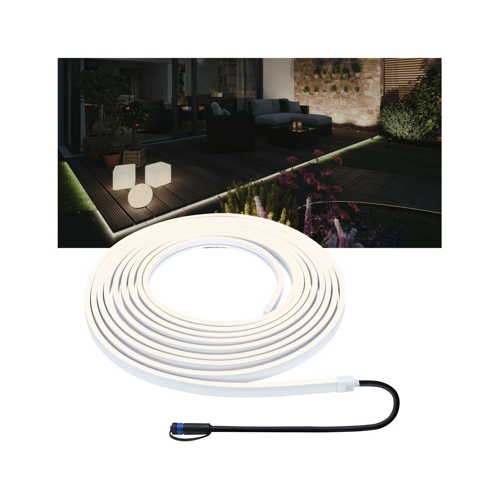 Plug & Shine Strip LED Smooth Strip individuel IP68 3000K 46W Blanc ...