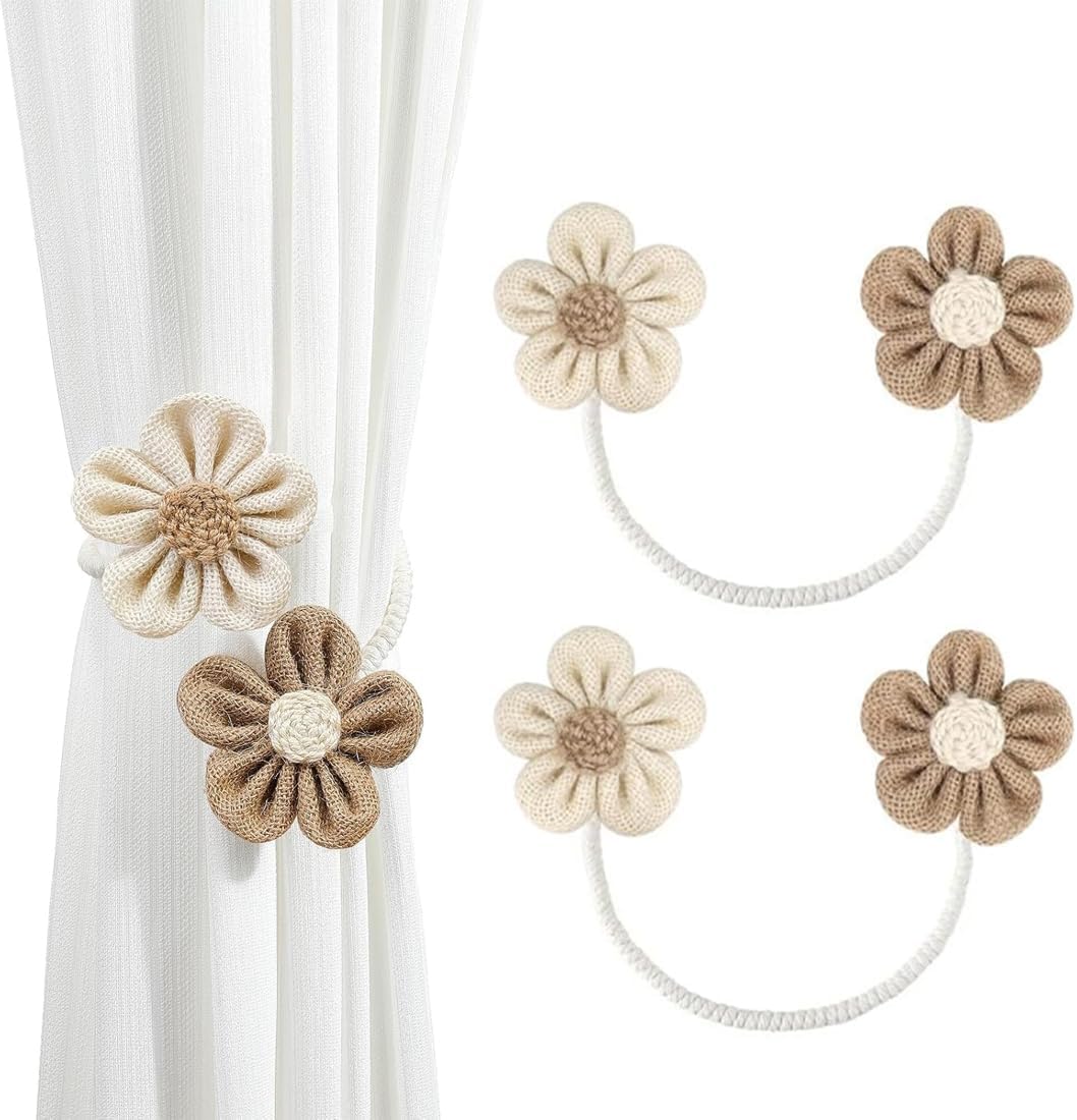 Lot de 2 attaches de rideaux élégantes, magnifiques attaches de rideaux ...