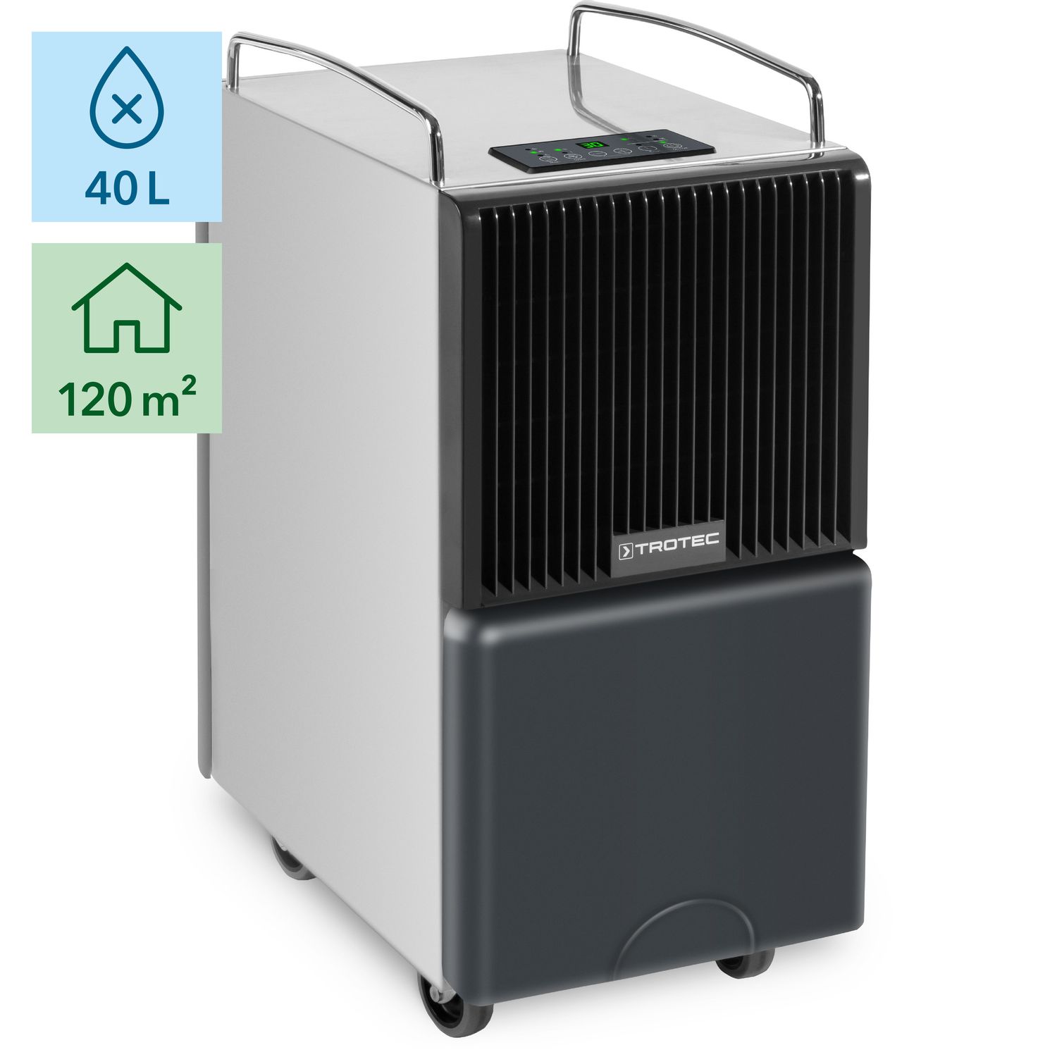 TROTEC Déshumidificateur carter acier à dégivrage aux gaz chauds TTK ...