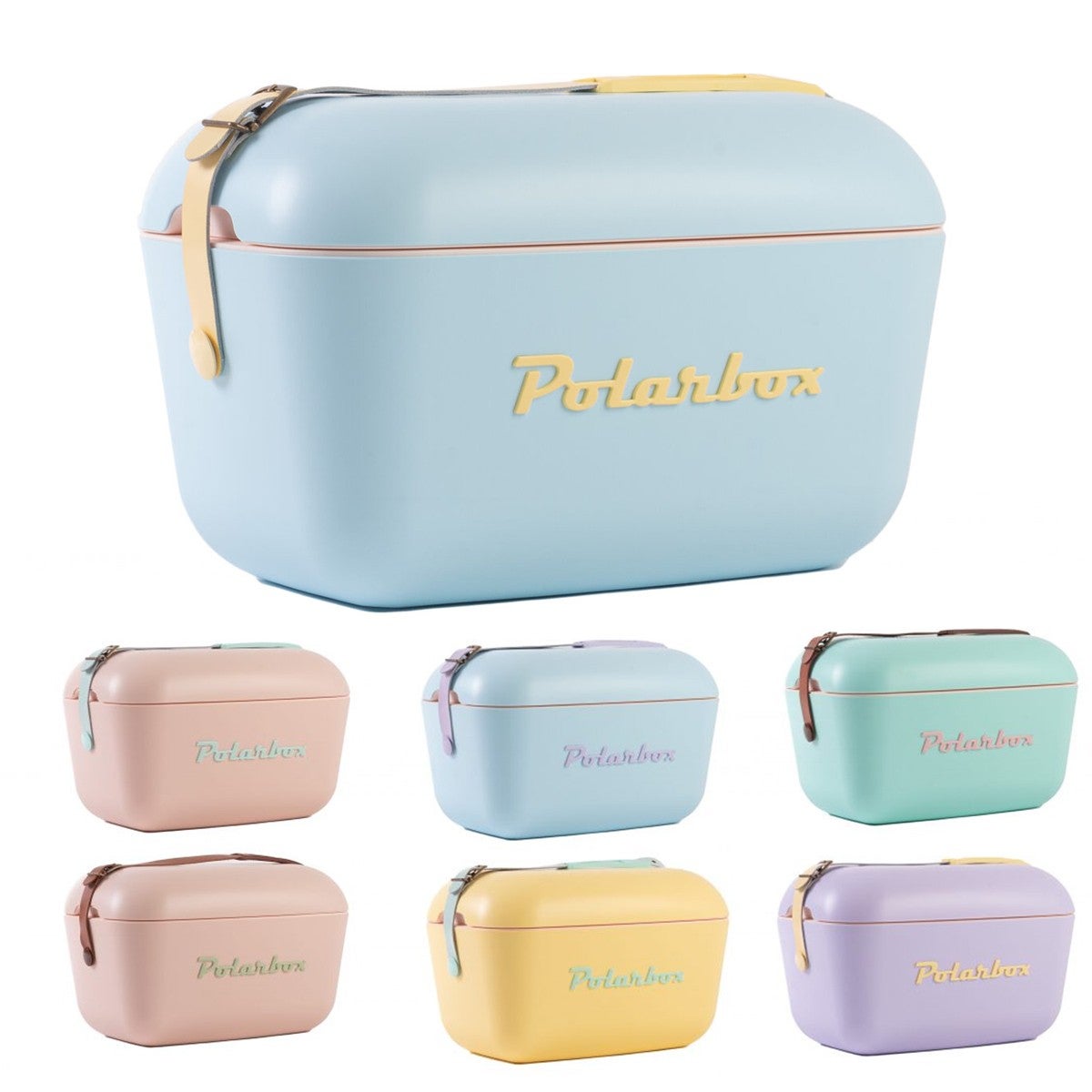 Nevera Rigida Retro Polar Box 12 L Verde Agua Polisur | Leroy Merlin