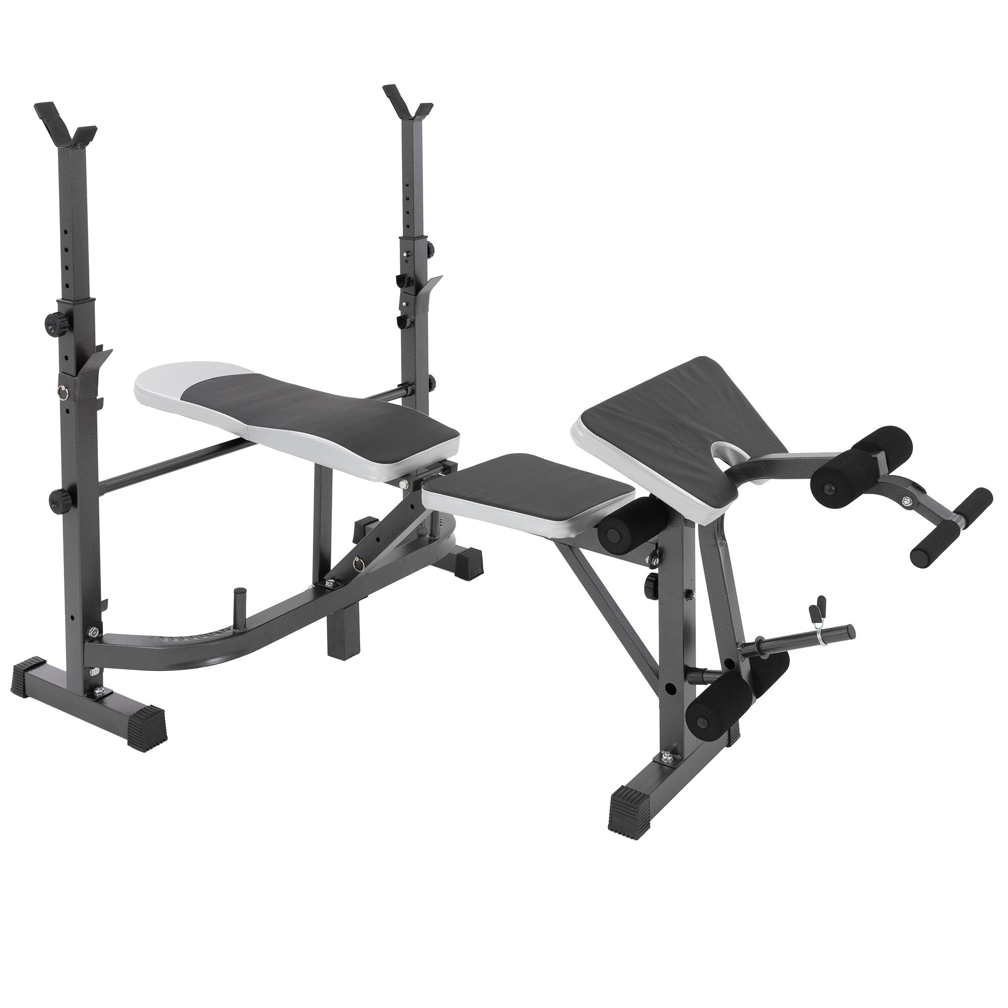 Panca palestra fitness regolabile multifunzione porta bilanciere bench ...