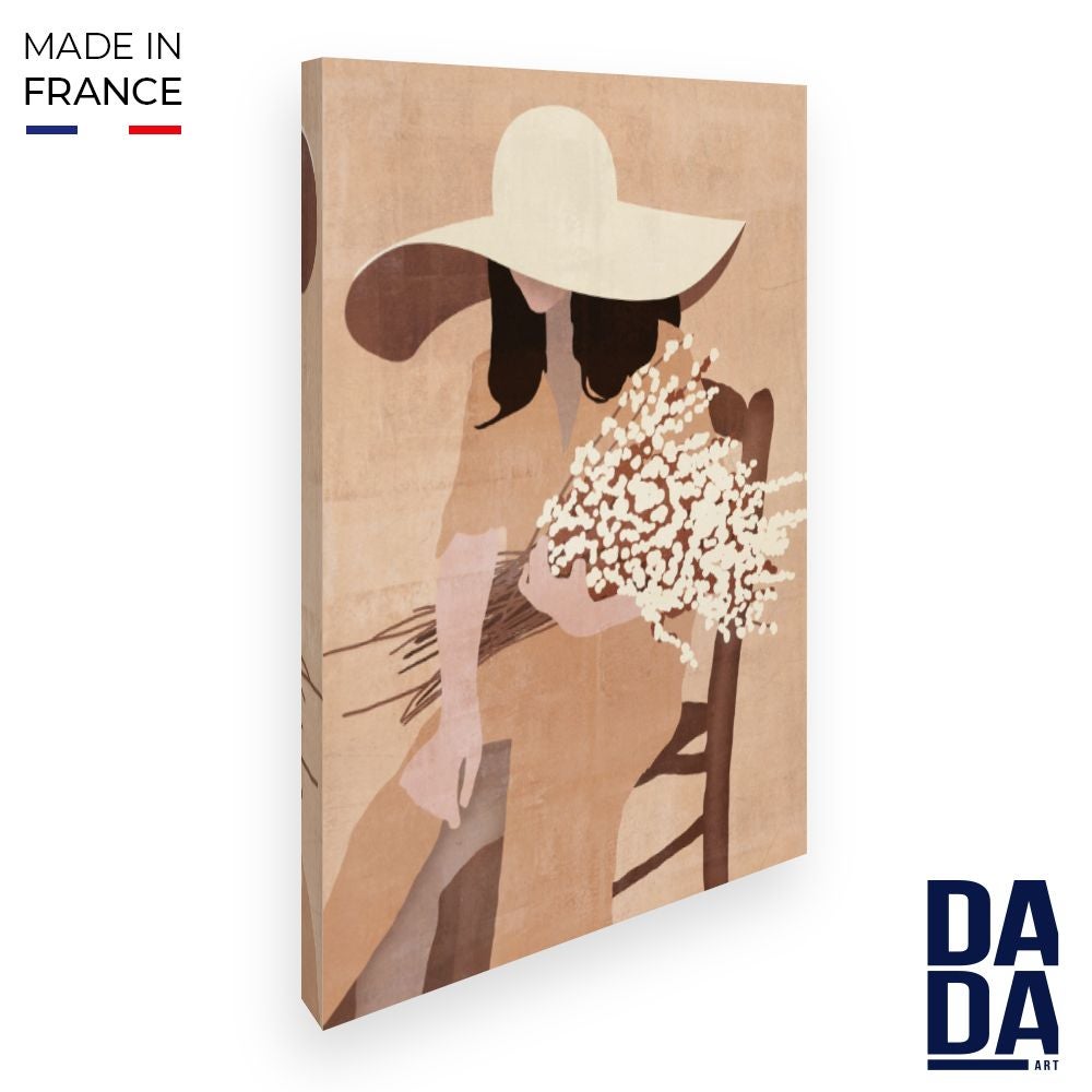 Toile Chapeau large / 60x90cm / Fabriqué en France / DADA ART | Leroy ...
