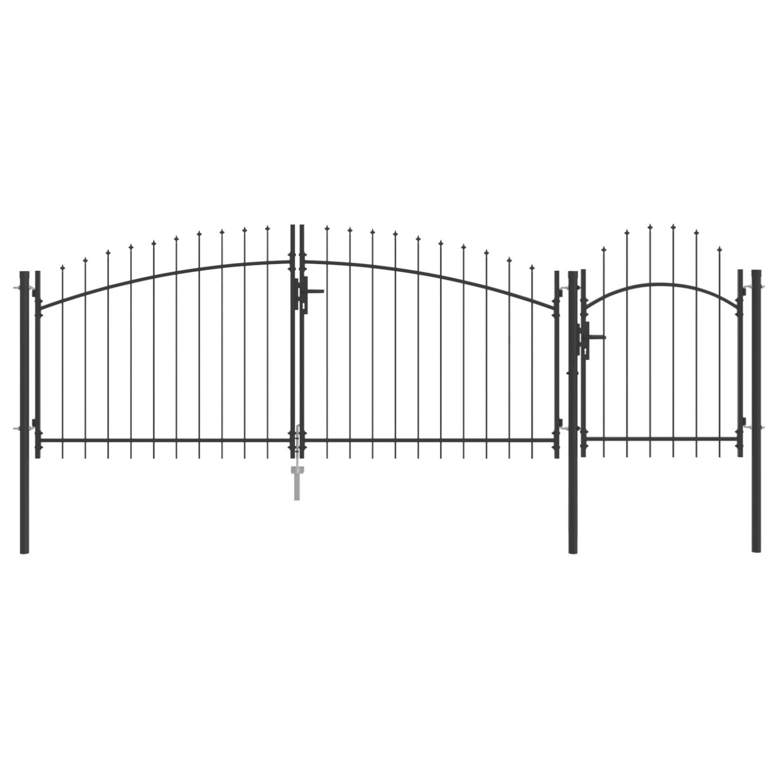 Portail de jardin | Portillon | Porte de jardin avec pointe en lance ...