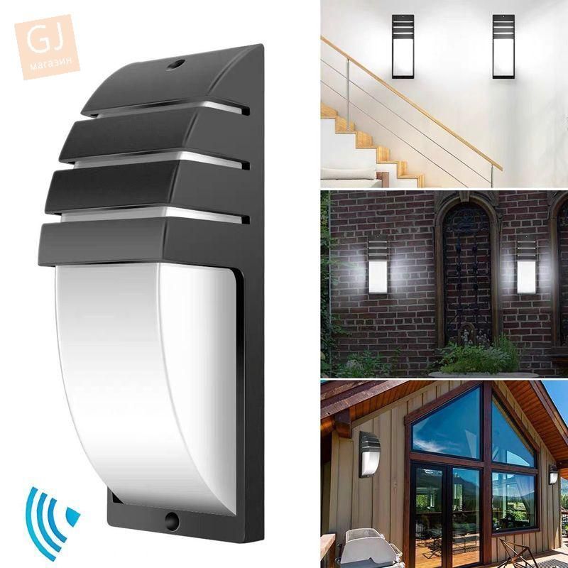 Lámpara de pared,Lámpara de pared LED para patio exterior, impermeable ...