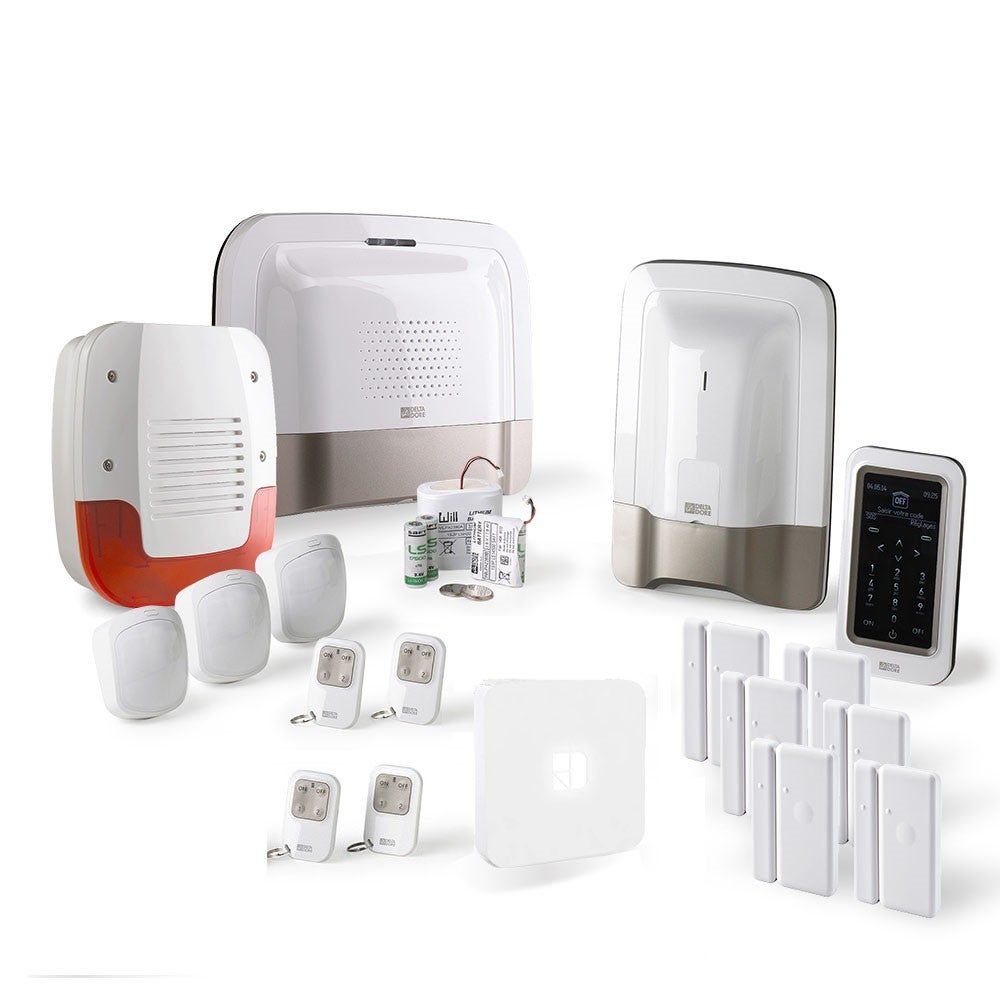 Pack alarme maison Tyxal + GSM - Kit 4 | Leroy Merlin