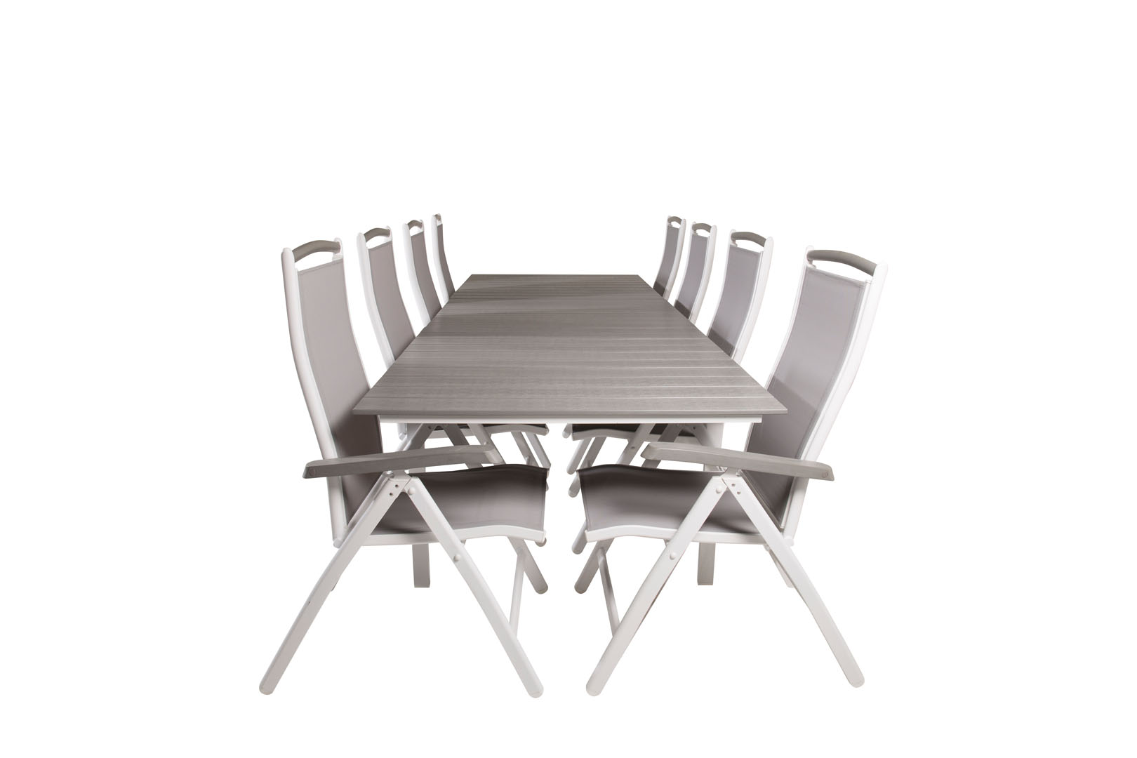 Levels Ensemble table et chaises de jardin, table 100x229/310cm et 8 ...