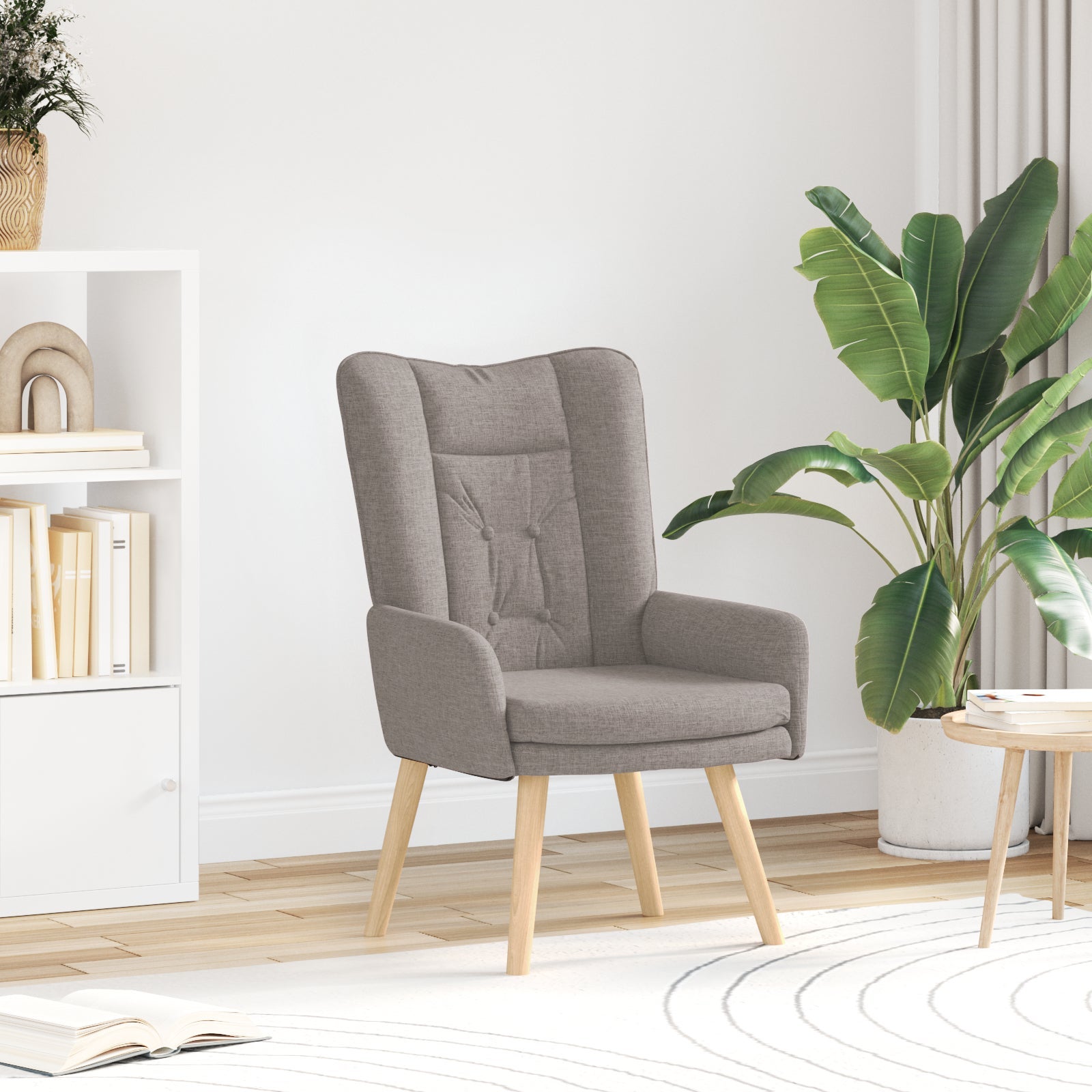 Fotel Ciemnoszary 63 x 67 x 94 cm Tkanina sherpa vidaXL - Leroy Merlin