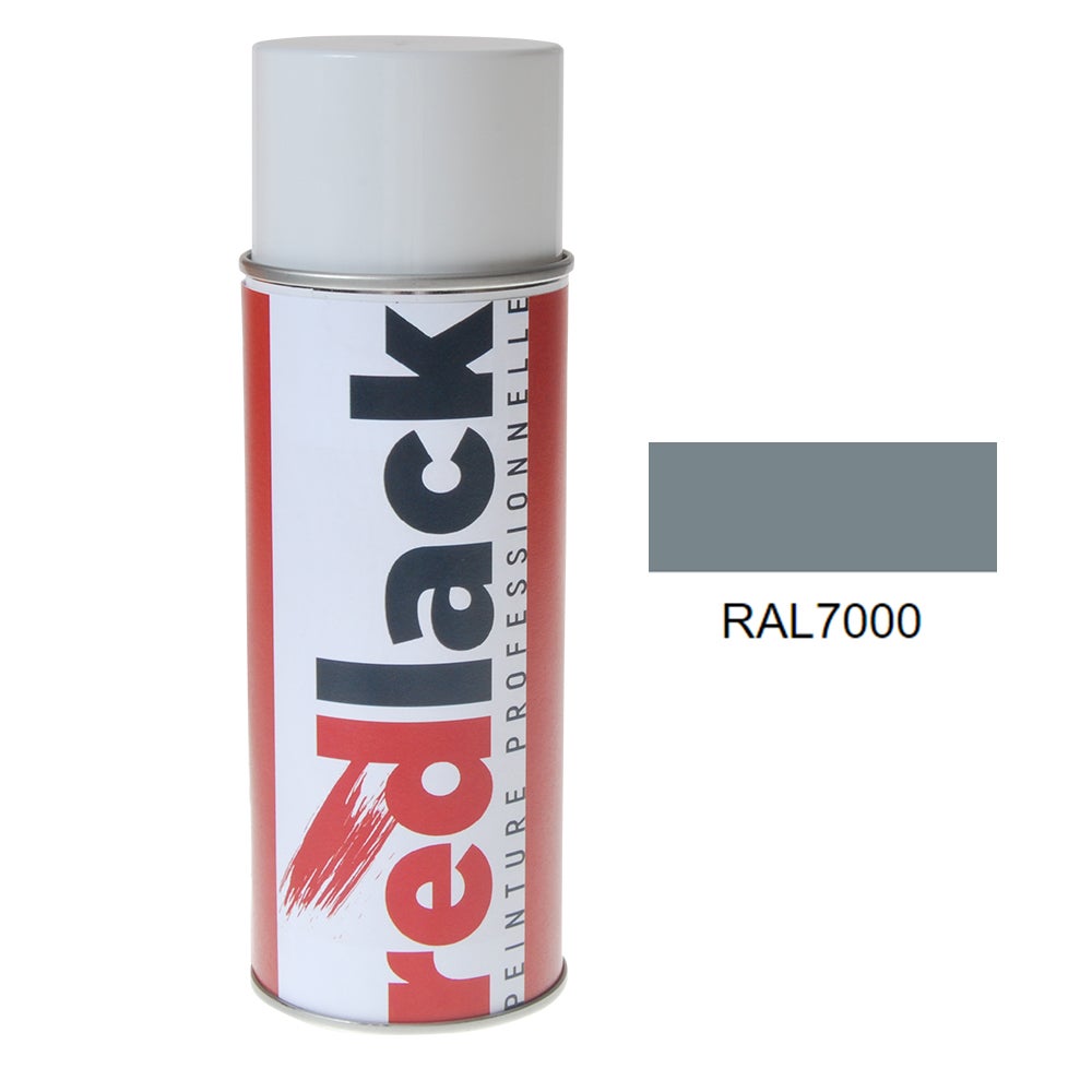 Redlack Peinture aérosol RAL 7000 Brillant multisupport | Leroy Merlin