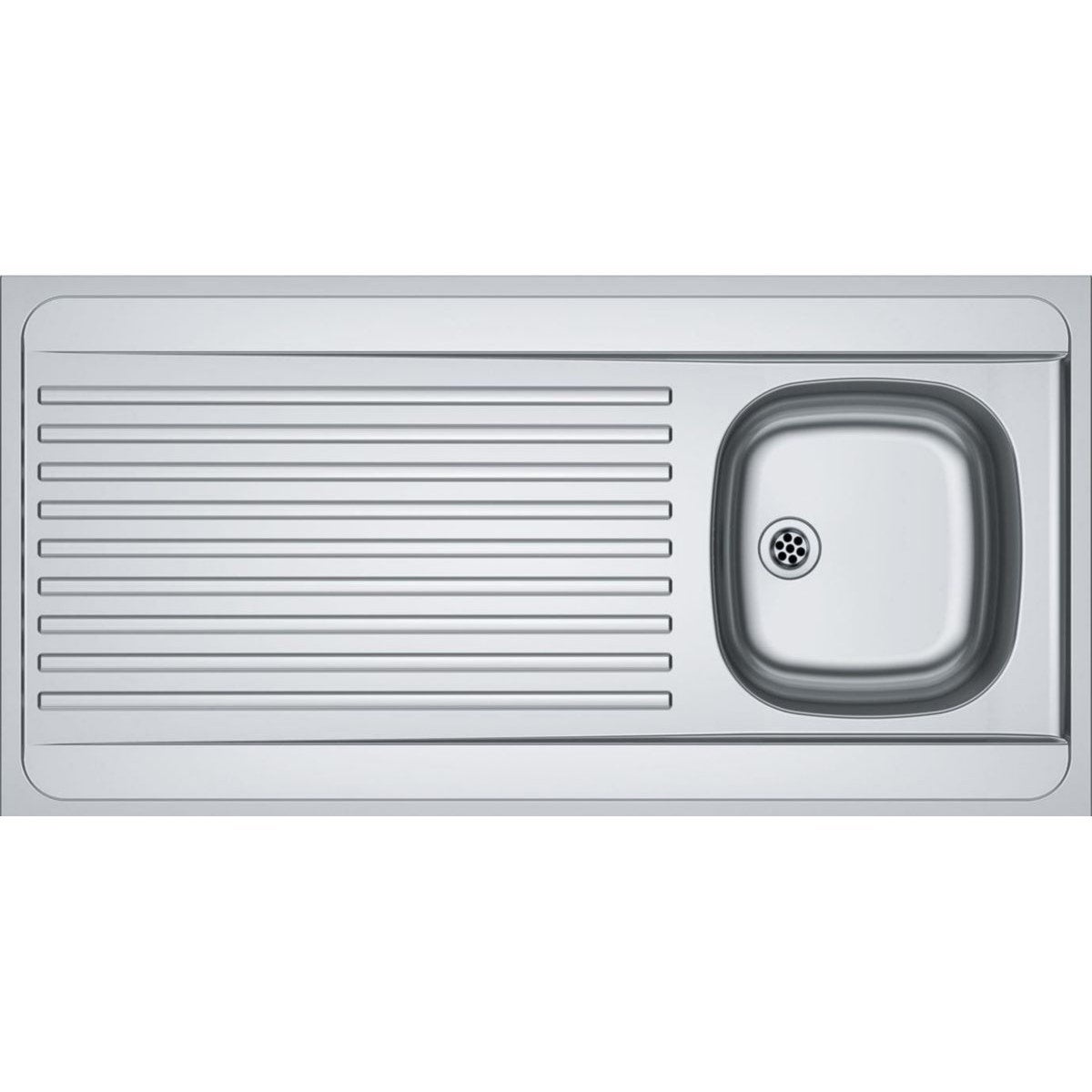 Franke Blinox - Évier inox MAN pour cuisine 120 x 60 cm avec égouttoir ...
