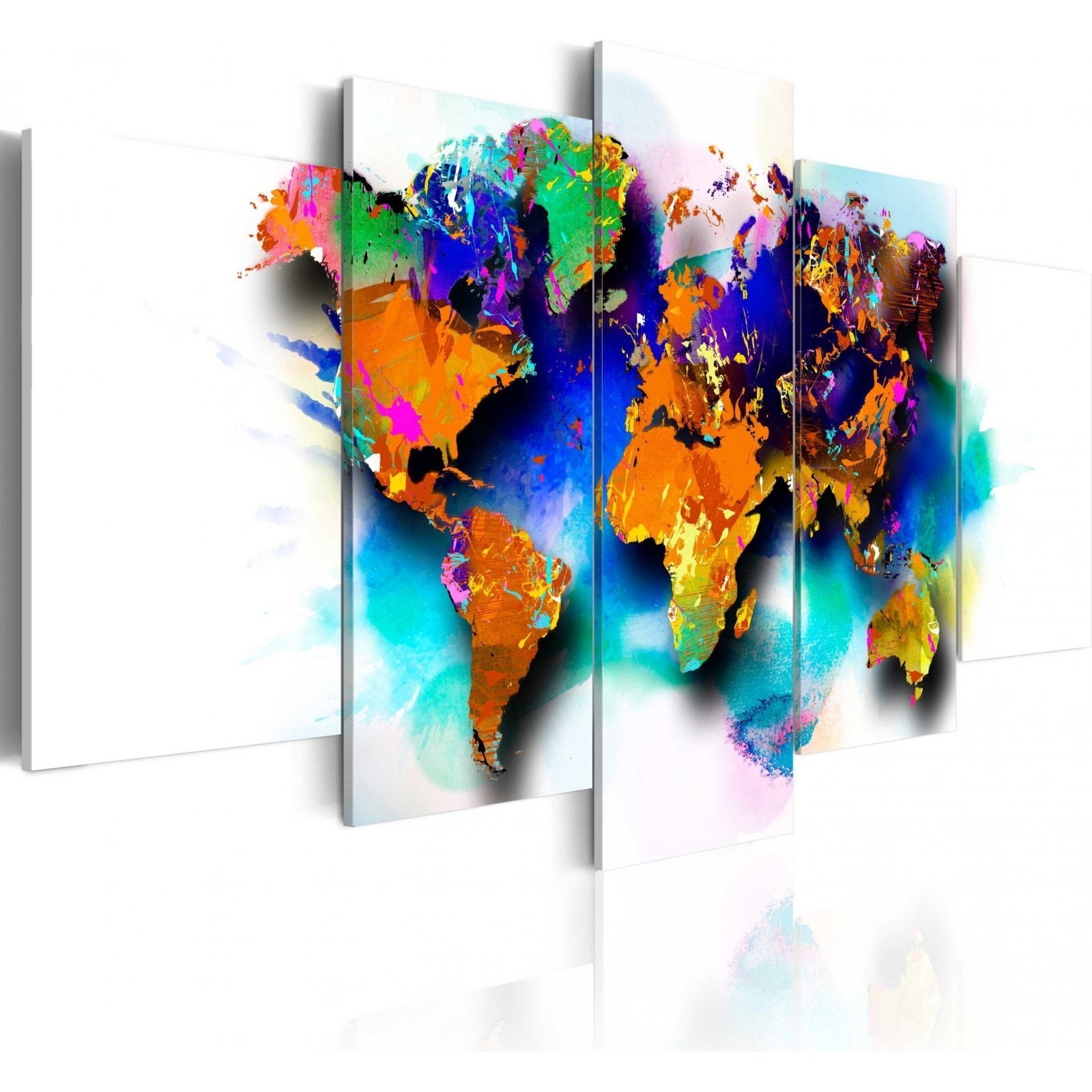 Tableau couleurs du monde - 200 x 100 cm | Leroy Merlin