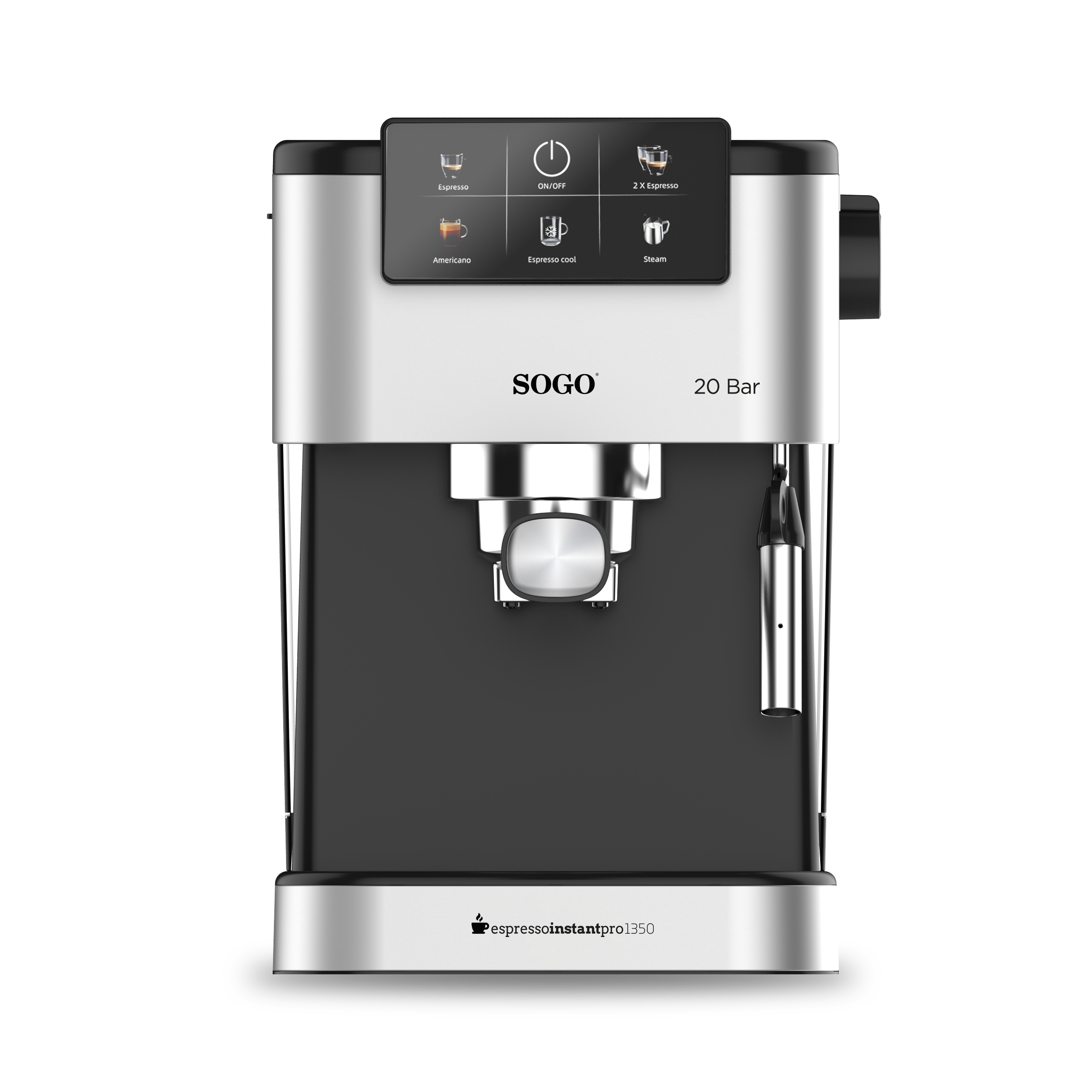 Cafetera Espresso 'Espresso Instant Pro1350', 20 Bares con Control PID ...