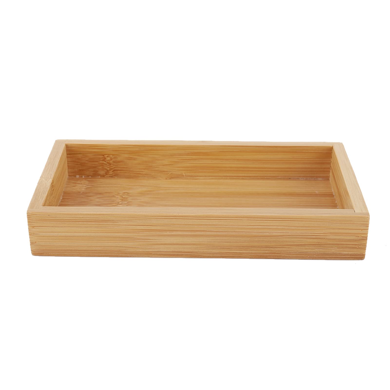 Bandeja de madera para servir, bandeja rectangular de estilo japonés para servir frutas, té y ...