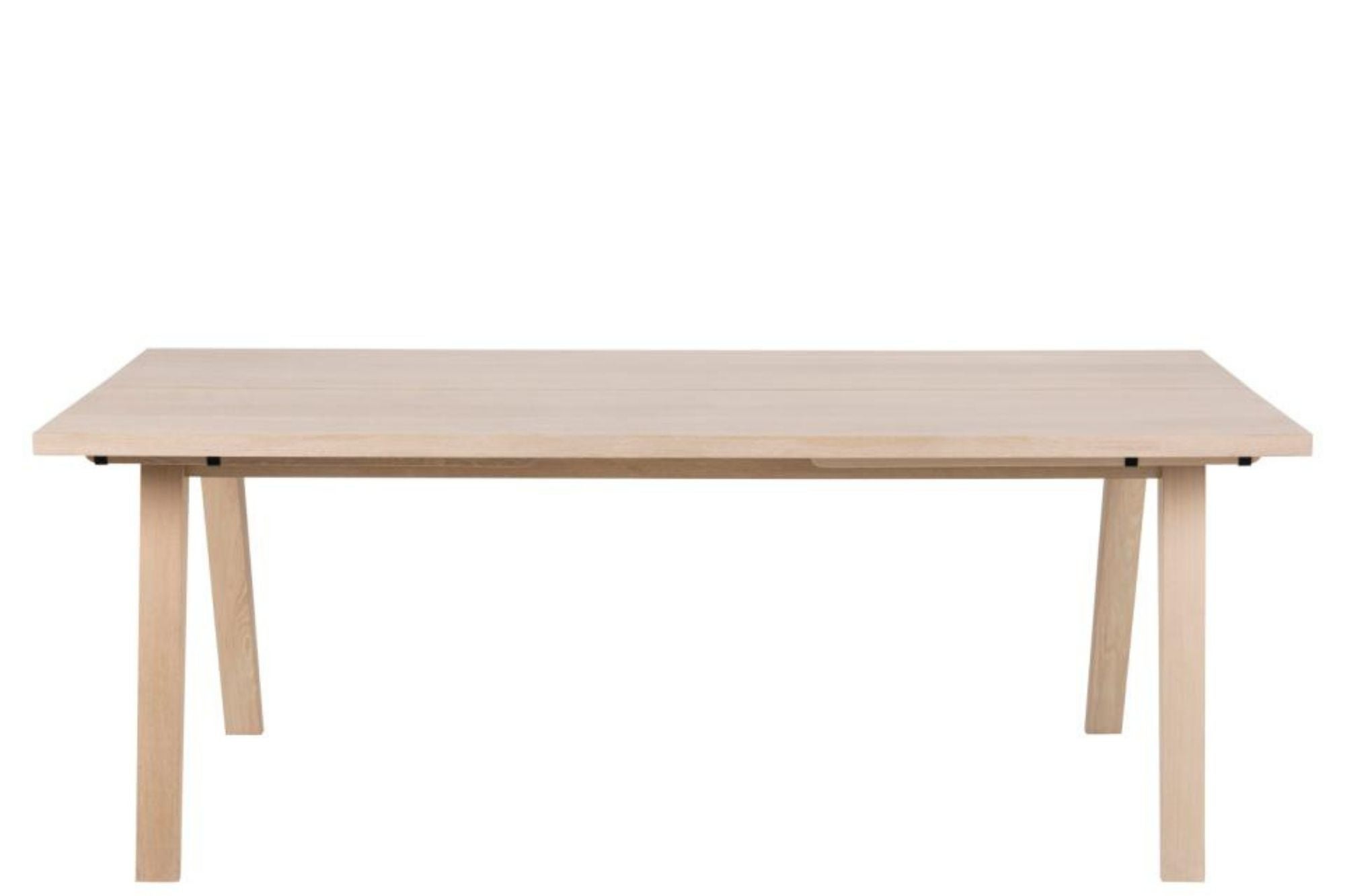 Mesa Oakland C103, Roble claro, 75x95x200cm, Chapa de madera natural ...