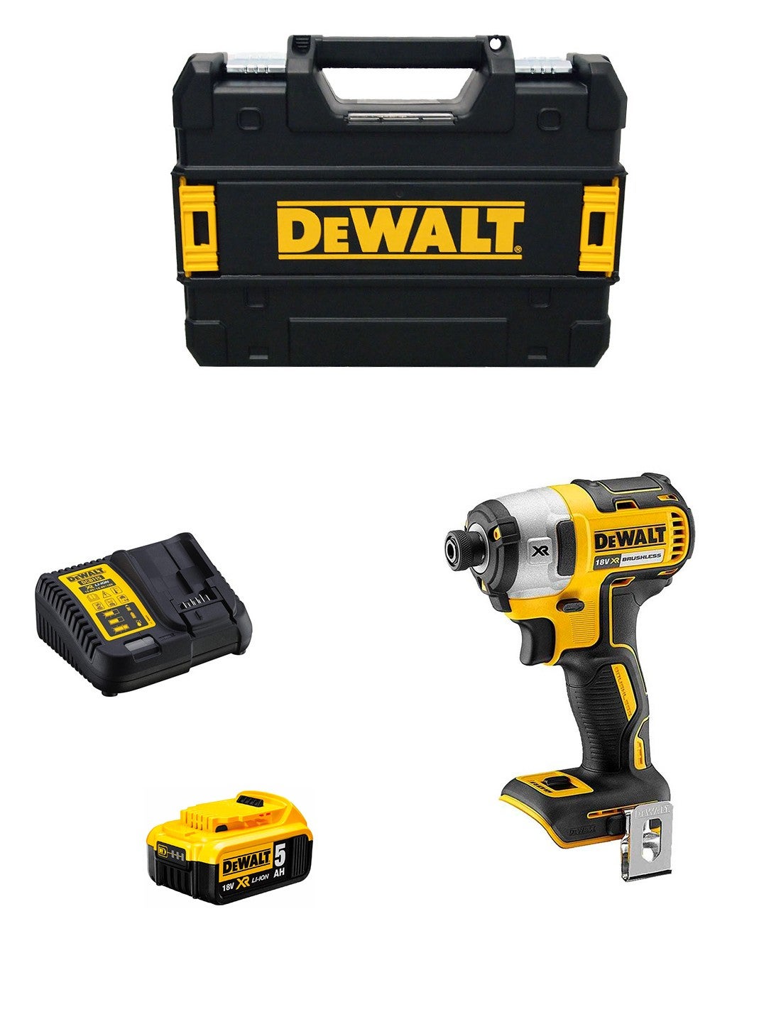 DeWALT DCF887P1 (1 x 5,0 Ah + DCB115 + TSTAK II) | Leroy Merlin